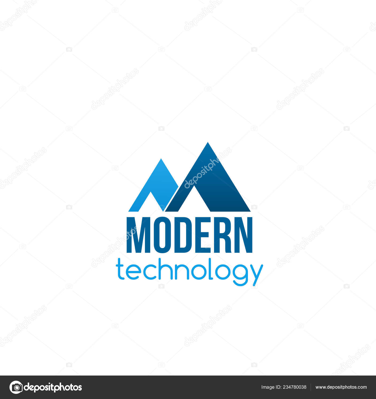 Vector badge for modern technology business Stock Vector Image by ...