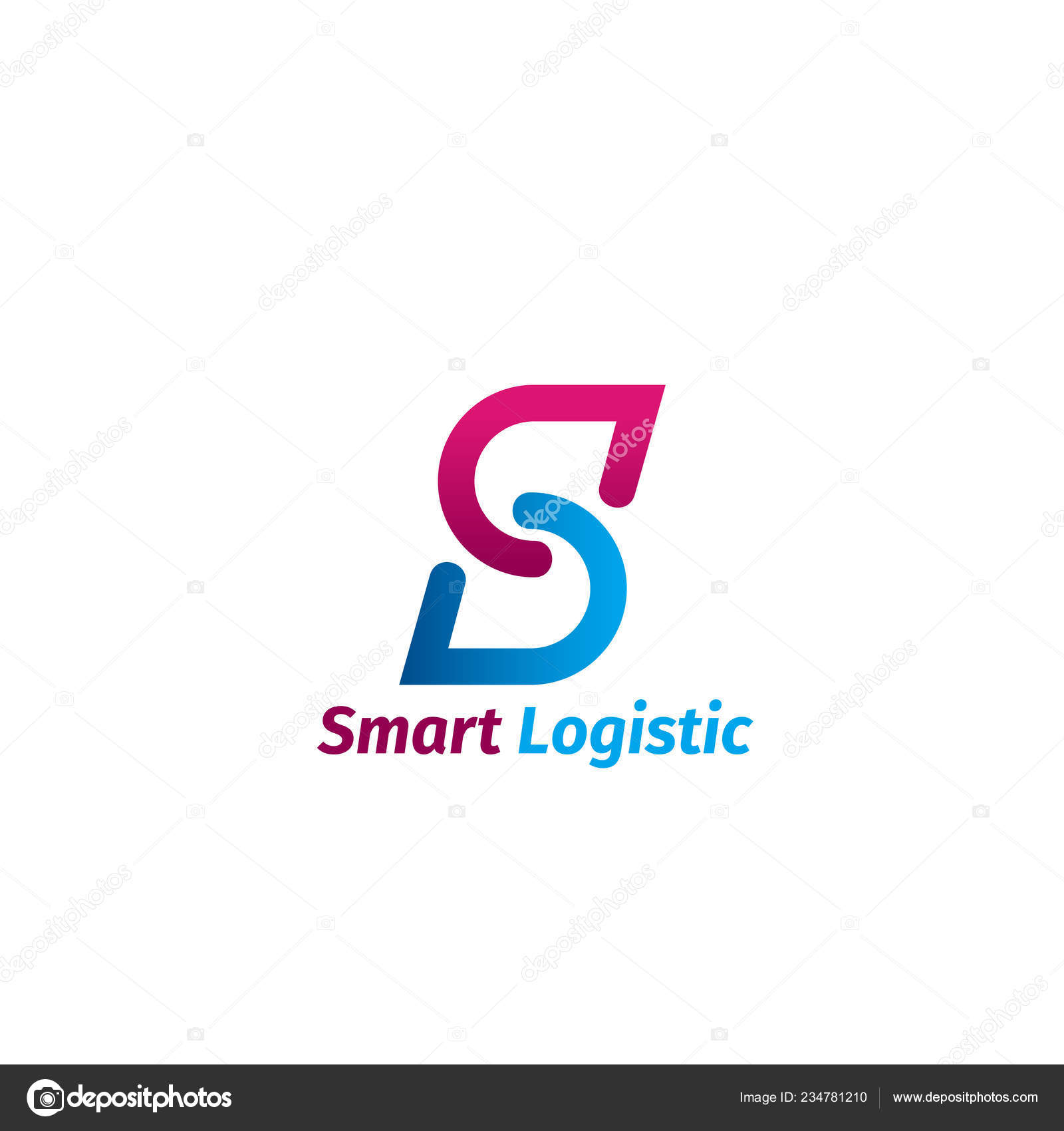 Smart logistic vector sign Stock Vector Image by ©Seamartini #234781210