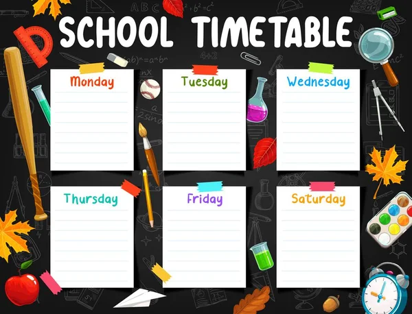Time table Vector Art Stock Images | Depositphotos