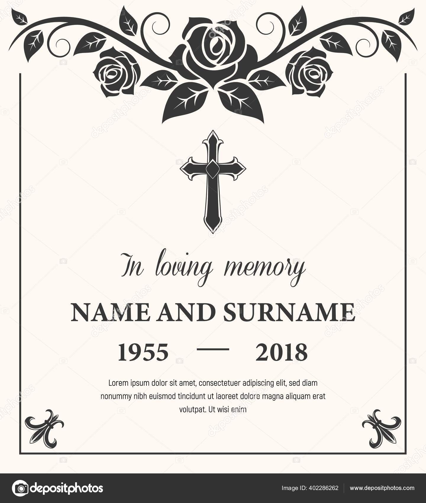 Regilious Funeral Borders Frames