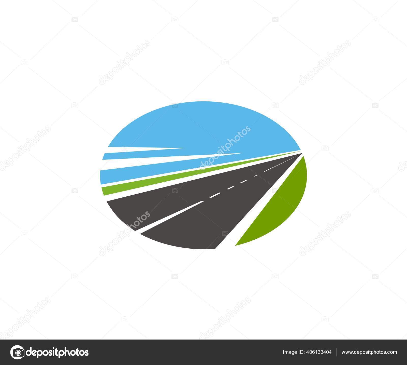 Road Pathway Highway Icons Vector Path Route Drives Vector Sign Stock ...