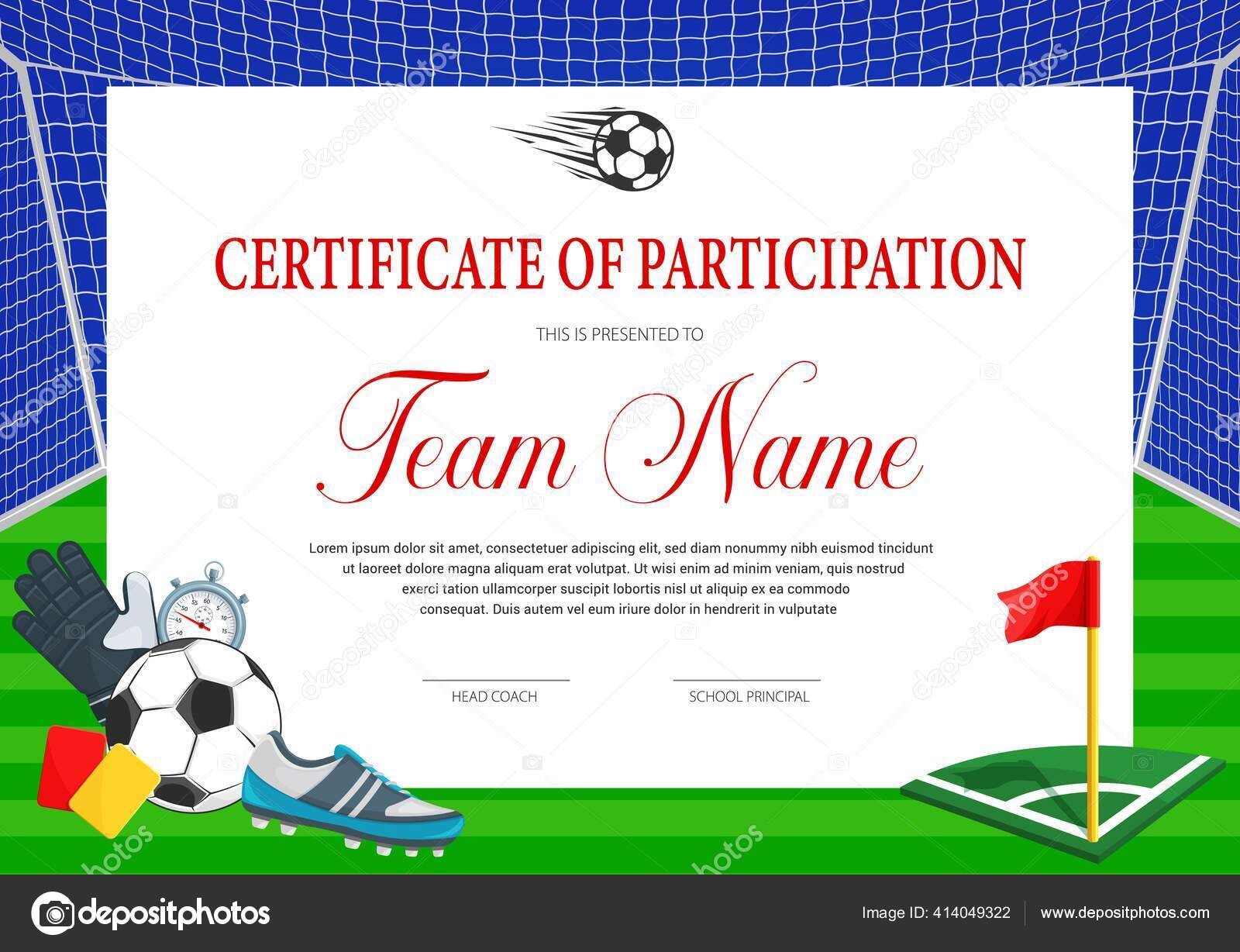 Football Border Template