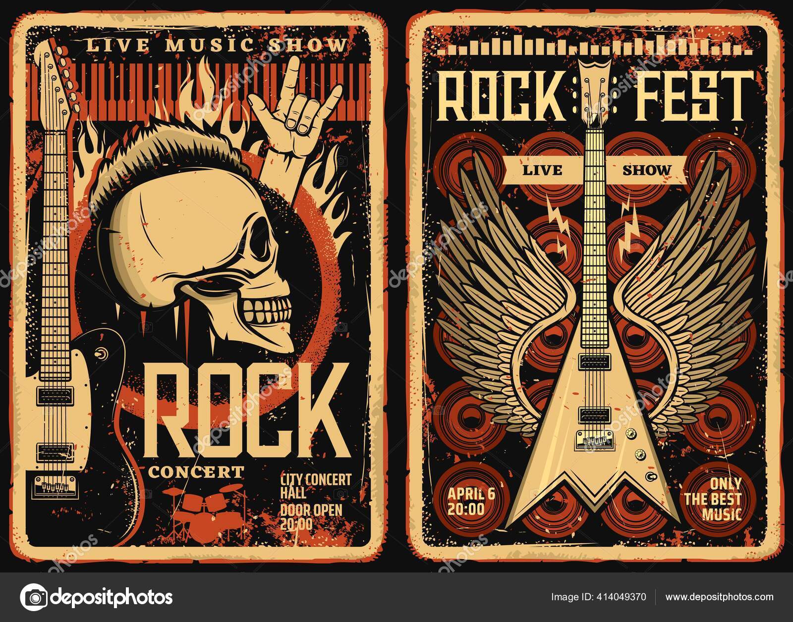 Vintage Live Music Poster