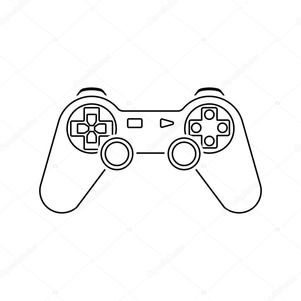 Icono del mando. Diseño de línea delgada. Ilustración vectorial. 2023