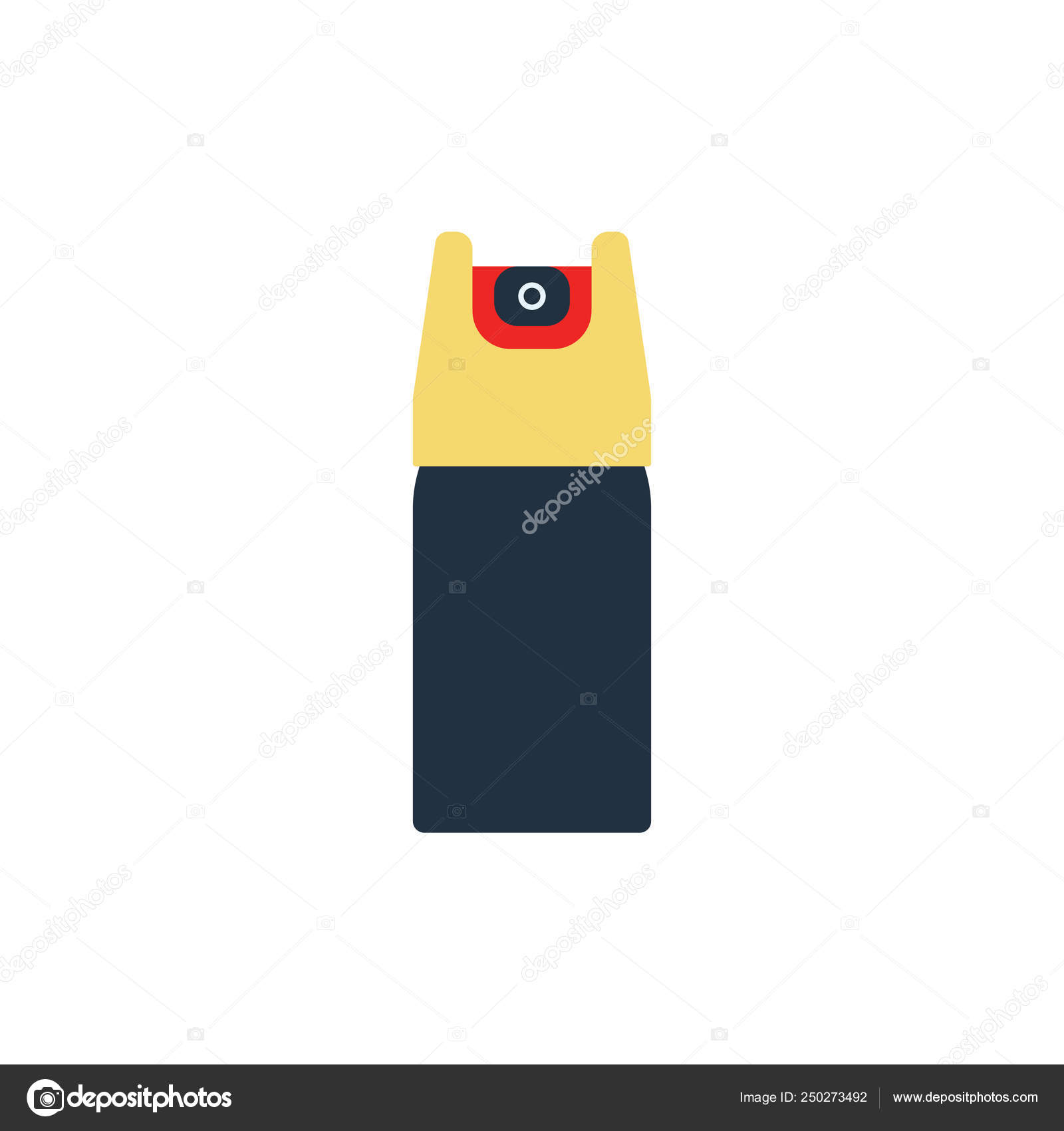 Pepper spray icon Stock Vector Image by ©angelp #250273492