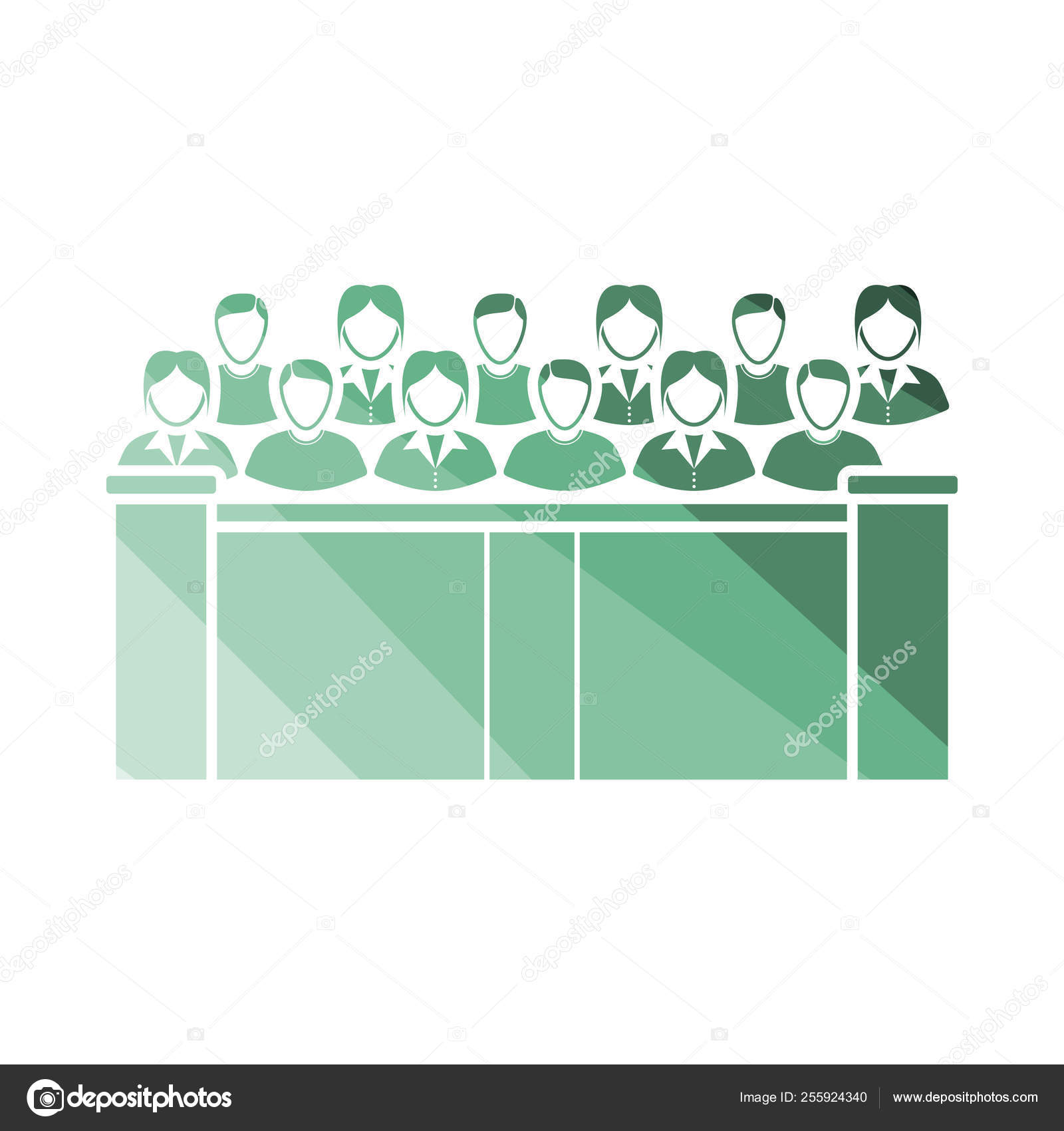 Jury icon Stock Vector by ©angelp 255924340