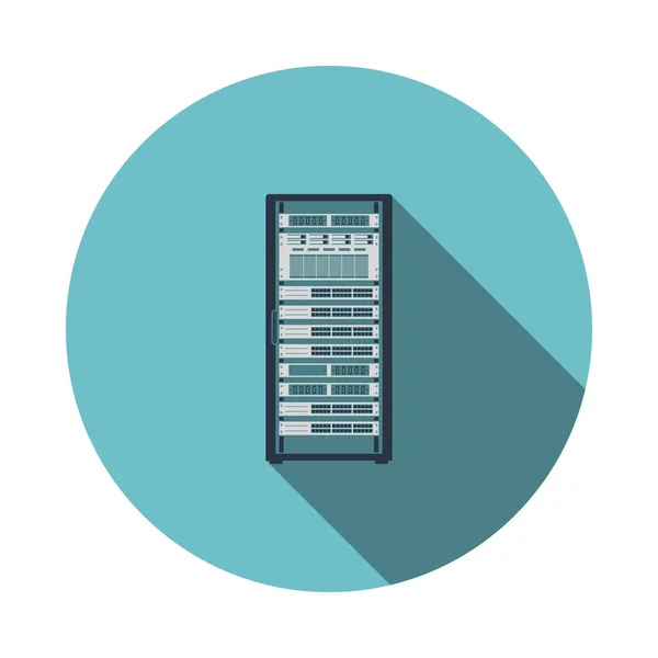 Server rack icon Stock Vector by ©angelp 154088684