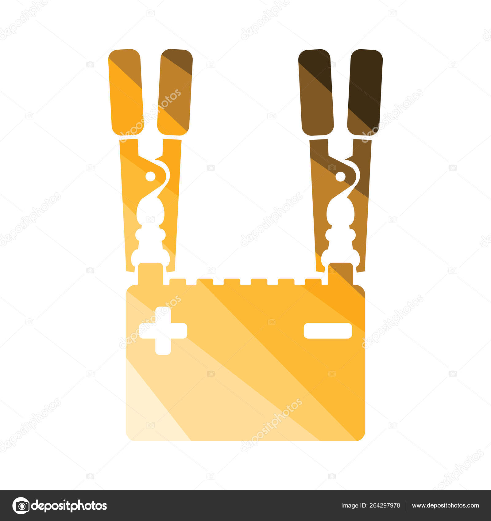 Car battery charge icon Stock Vector Image by ©angelp #264297978