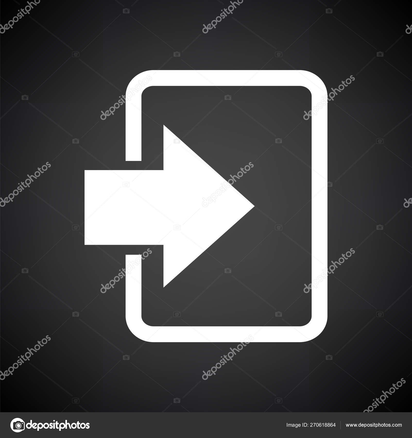 Entrar icono Vector de stock por ©angelp 270618864