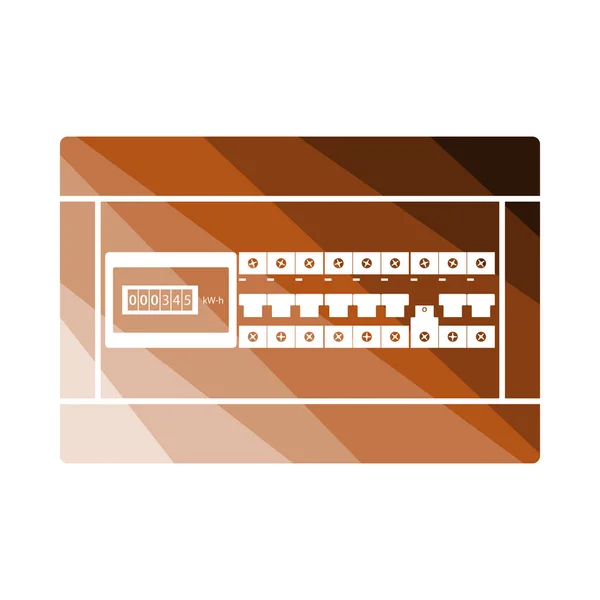 Circuit Breakers Box Icon Flat Color Ladder Design Vector Illustration ...