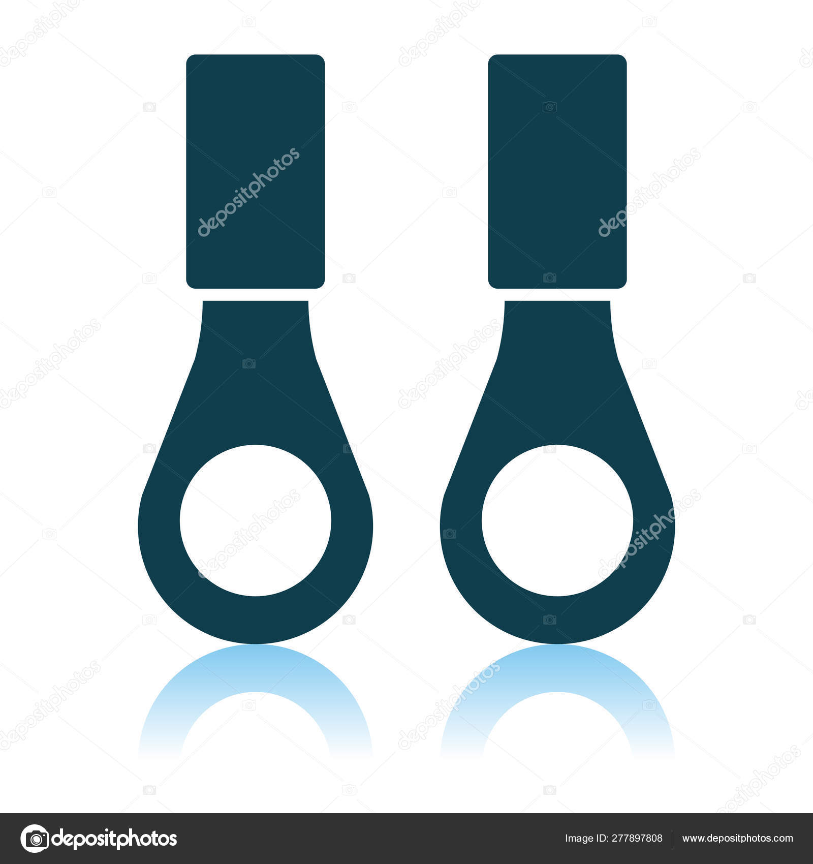 Connection Terminal Ring Icon Stock Vector by ©angelp 277897808