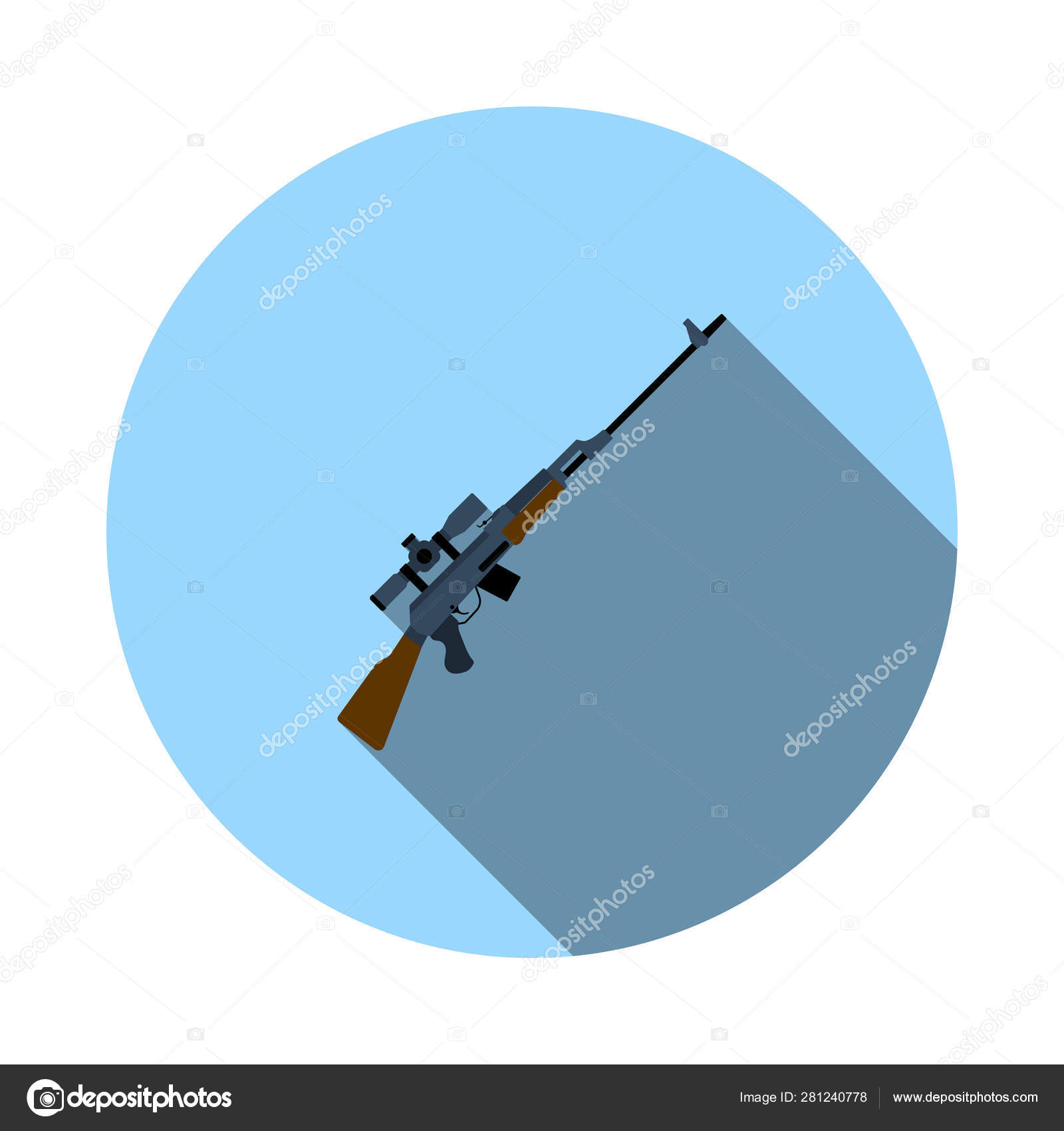 Sniper Rifle Stencil