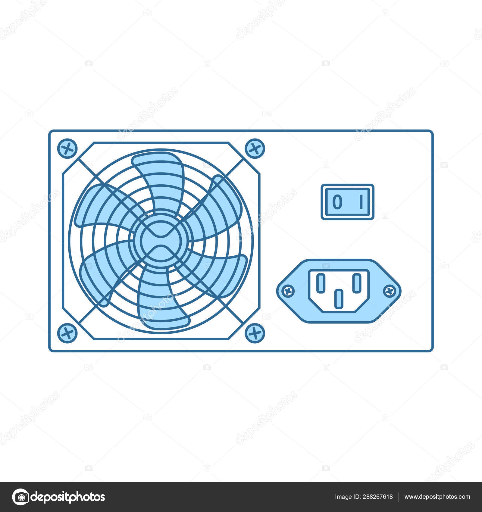 Power Unit Icon Stock Vector Image by ©angelp #288267618