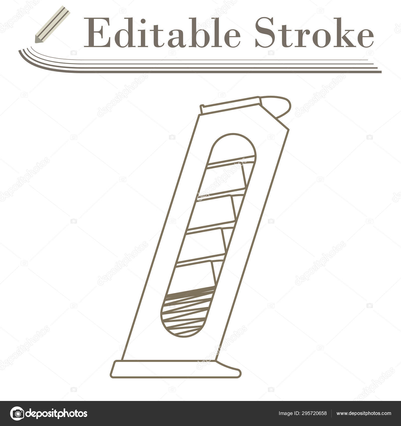 Gun Magazine Icon Stock Vector by ©angelp 295720658