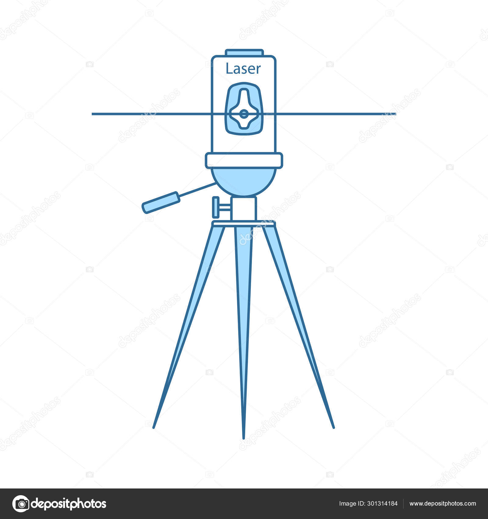 Laser Level Tool Icon Stock Vector by ©angelp 301314184 Laser Level Tool Icon Stock Vector by ©angelp 301314184