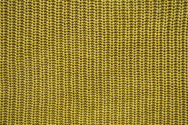 Yellow texture of a knitted English elastic pattern - Stock Image ...