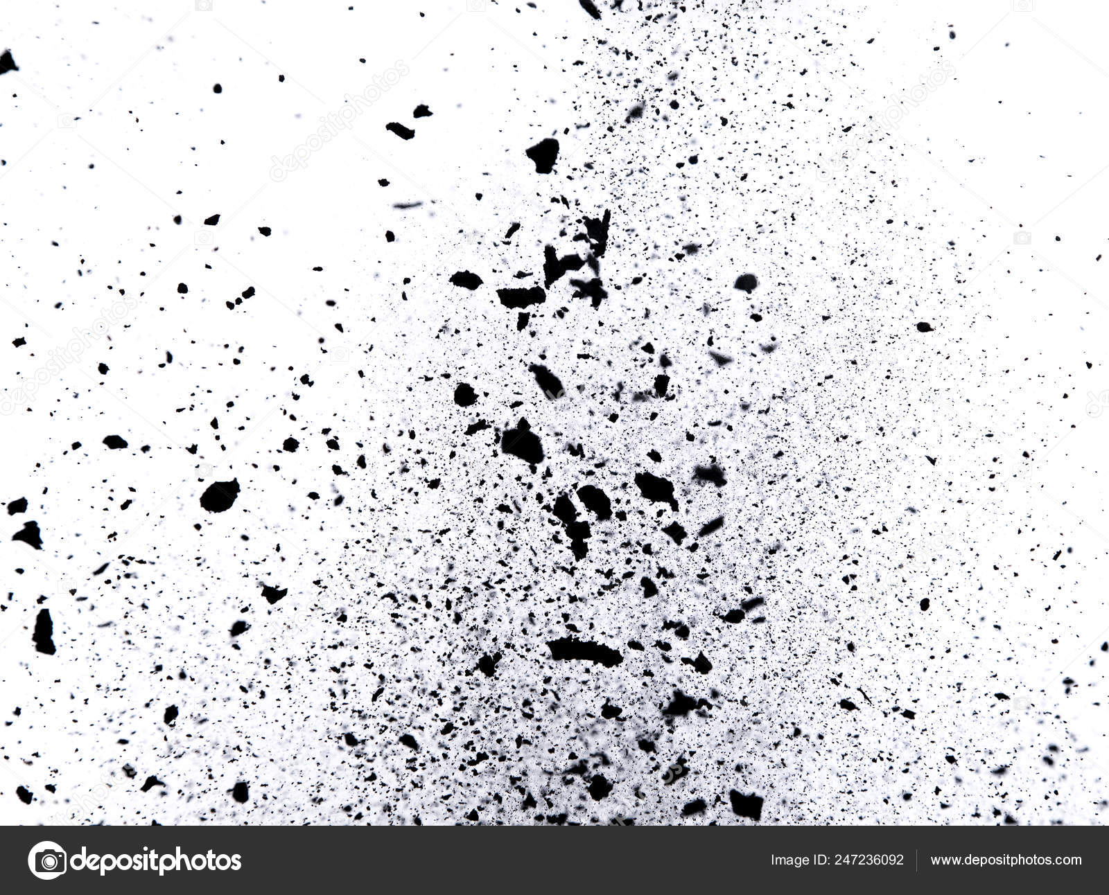 Black powder explosion on black background. Stock Photo by ©Kesu01 ...