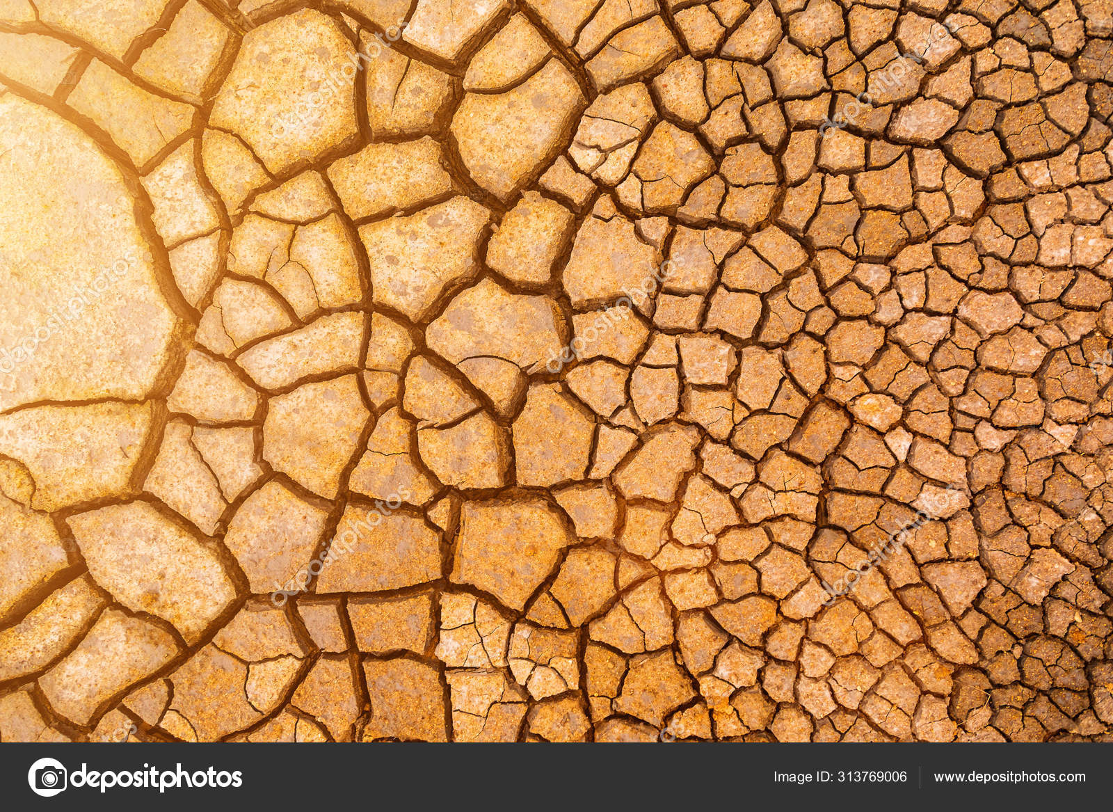 Brown dry cracked ground texture background. Stock Photo by ©Kesu01 ...