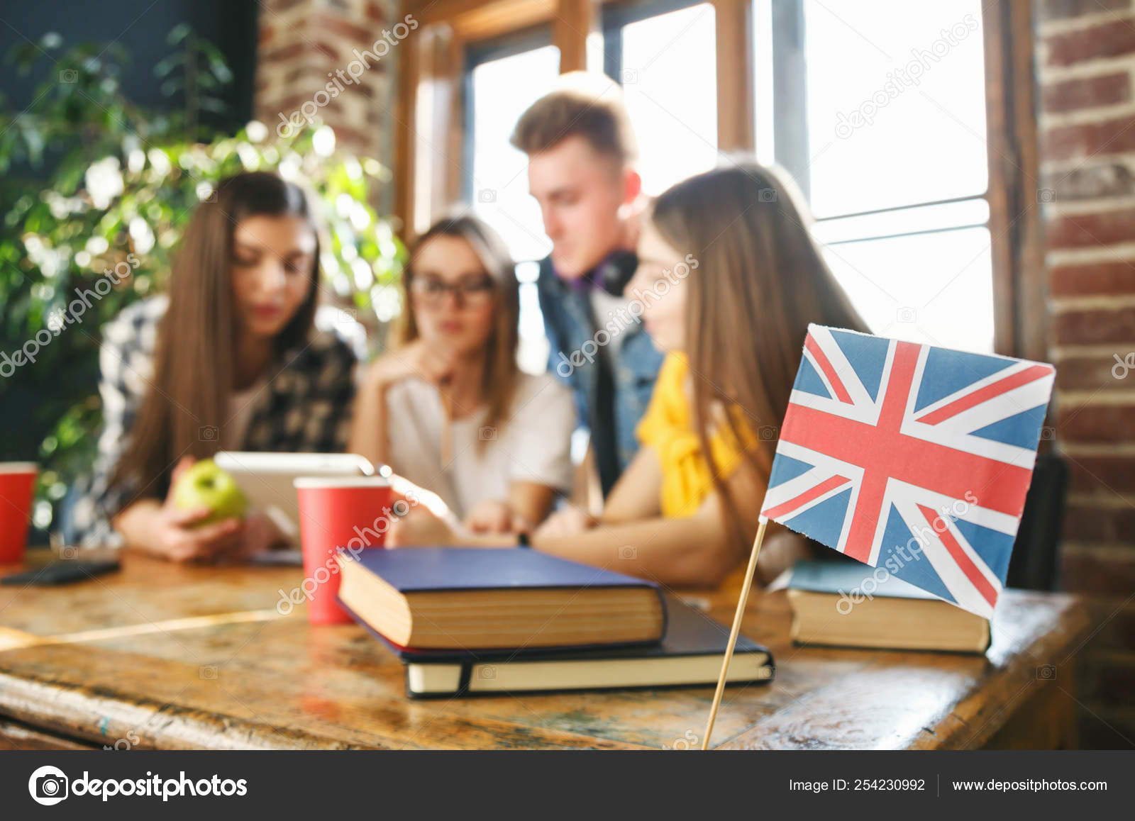 Classmates Discussing Something Stock Photo by ©ProImageContent 254230992
