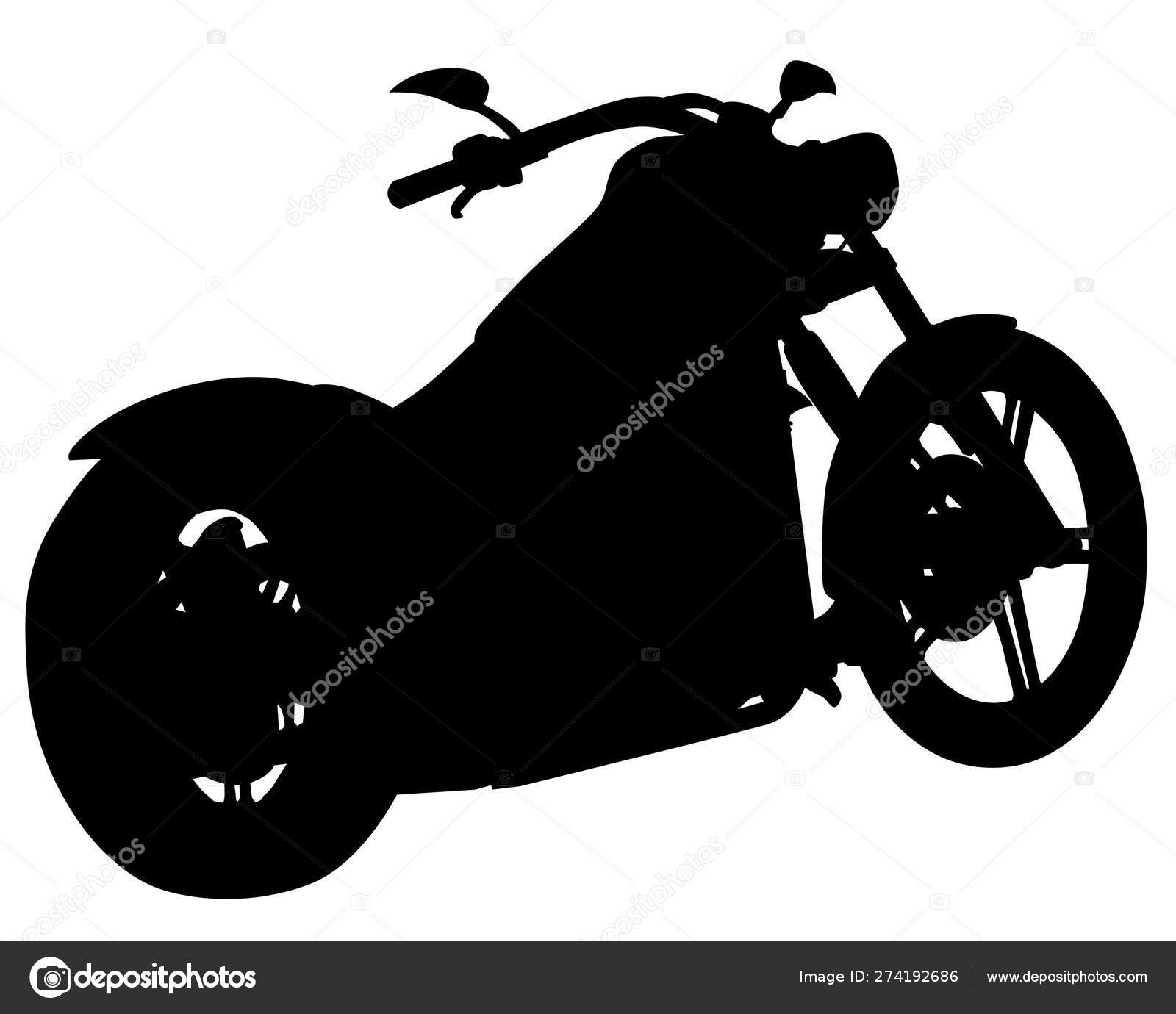 Old Big Bike White Background Stock Vector Image by ©grynold #274192686