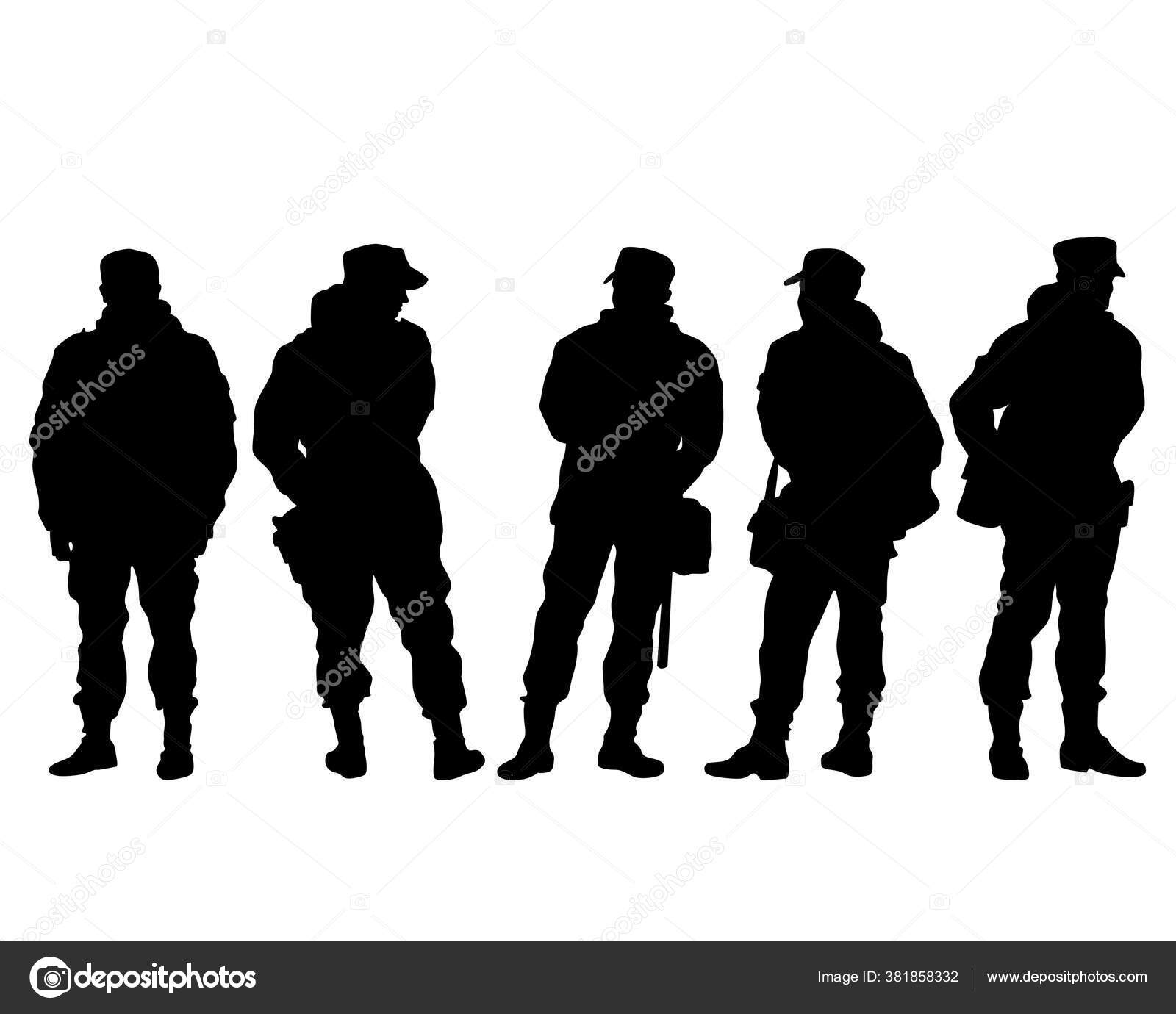 Special Police Forces White Background Stock Vector by ©grynold 381858332