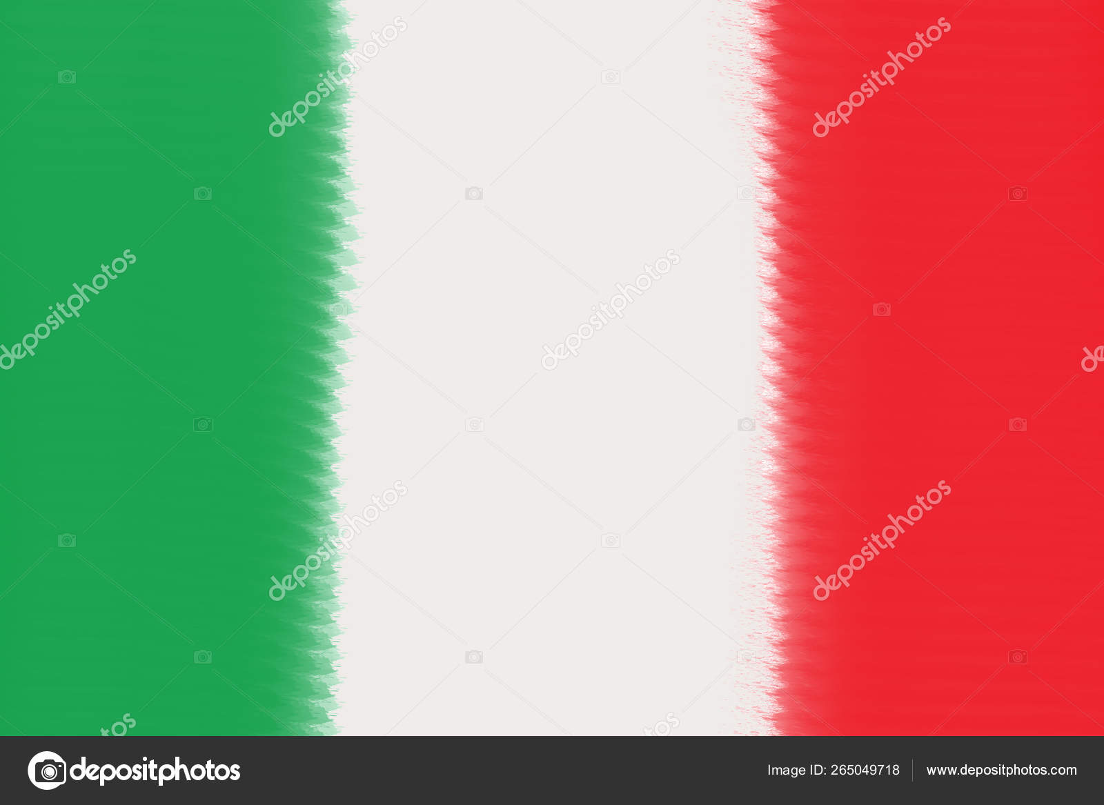 Italian tricolor flag on abstract image for copyspace. — Stock Photo ...