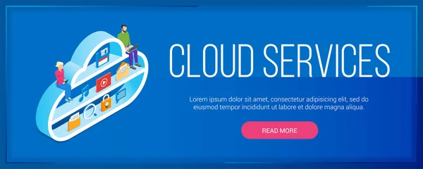 Cloud security banner Stock Vector by ©Genestro 202374174