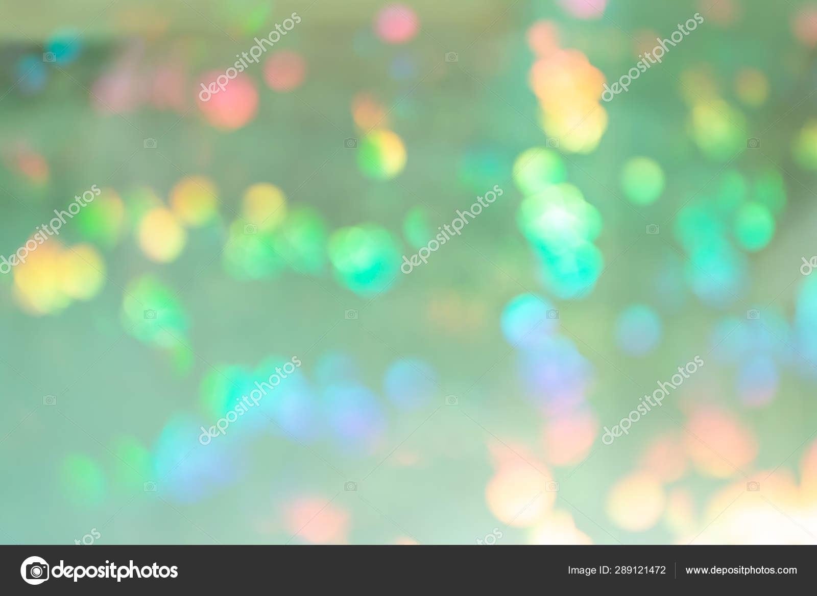 Pale green abstract background with colorful blots in blur. — Stock ...