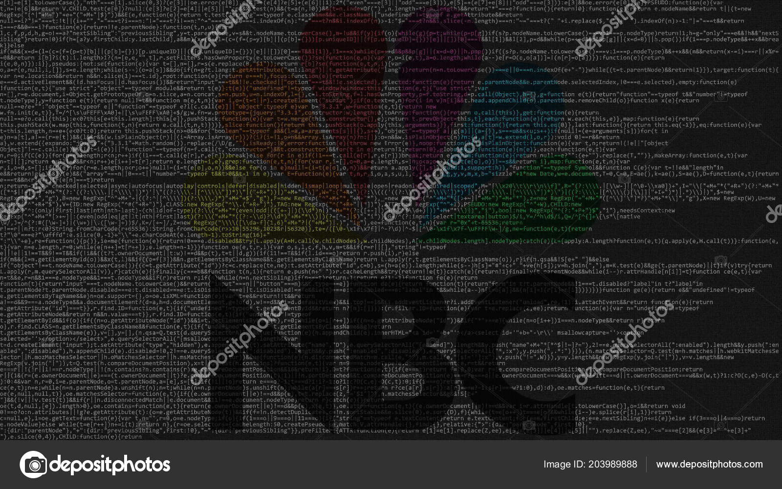 NBC logo made of source code on computer screen. Editorial 3D rendering ...