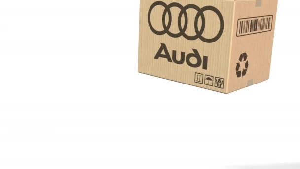 Falling box with CVS pharmacy logo. Editorial 3D animation — Stock ...