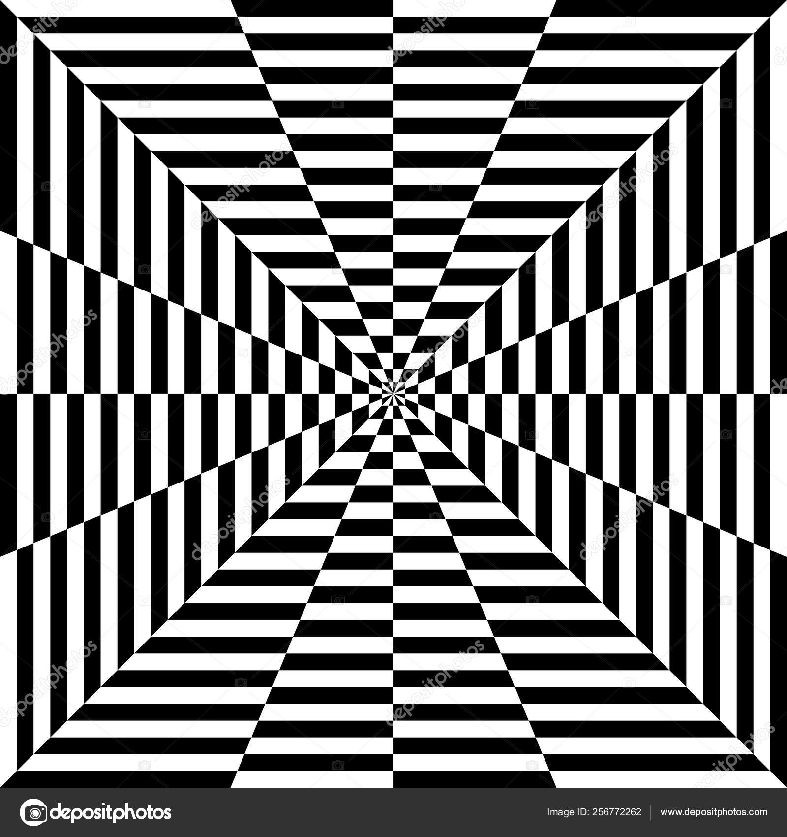 Black And White Optical Illusions
