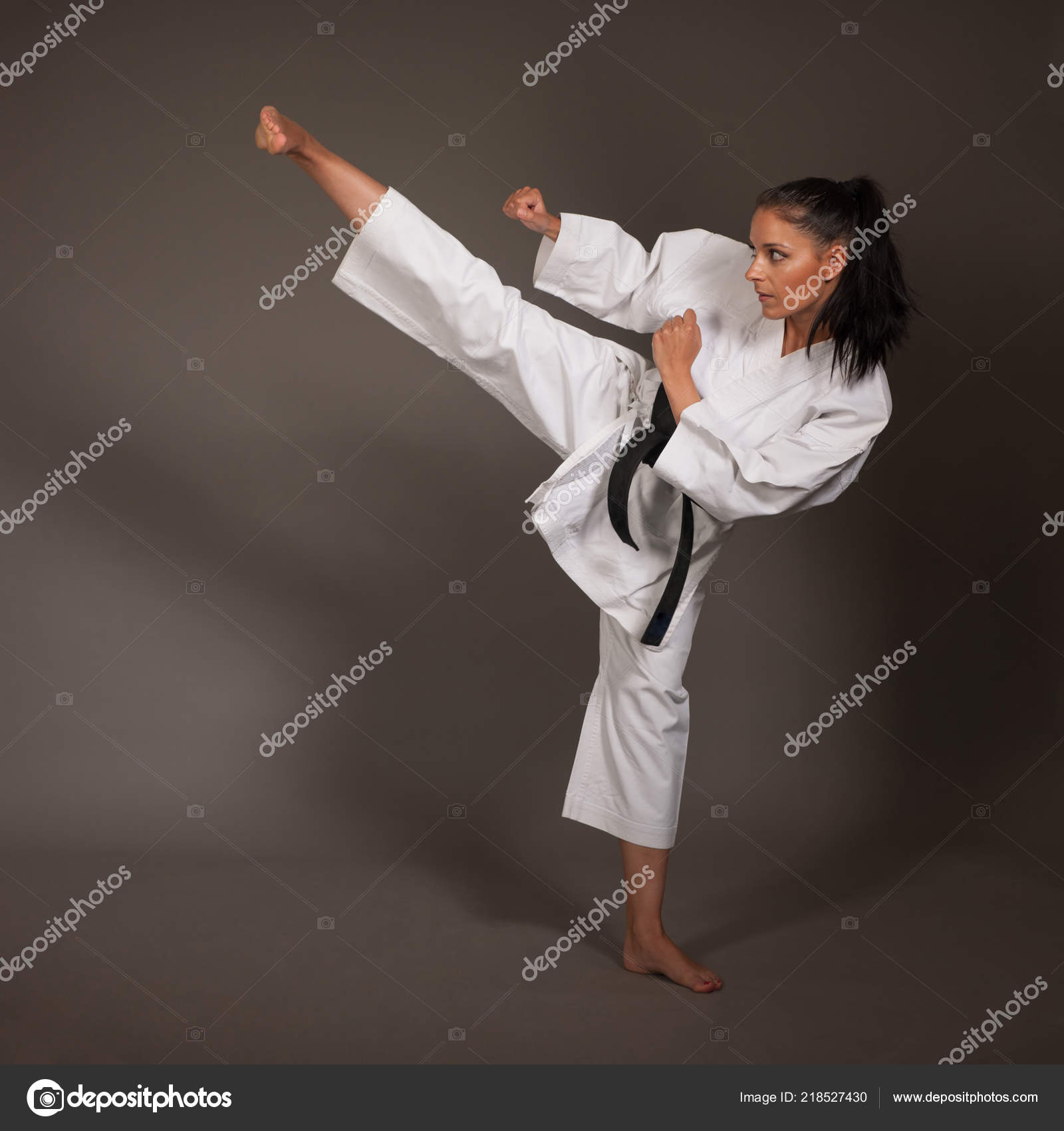 Martial Arts Girl Kick