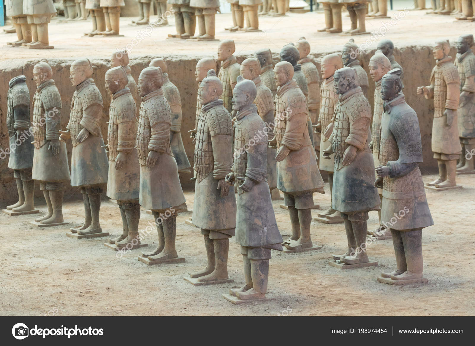 Xian China May 2018 Terracotta Army Warriors Tomb Chinas First — Stock ...