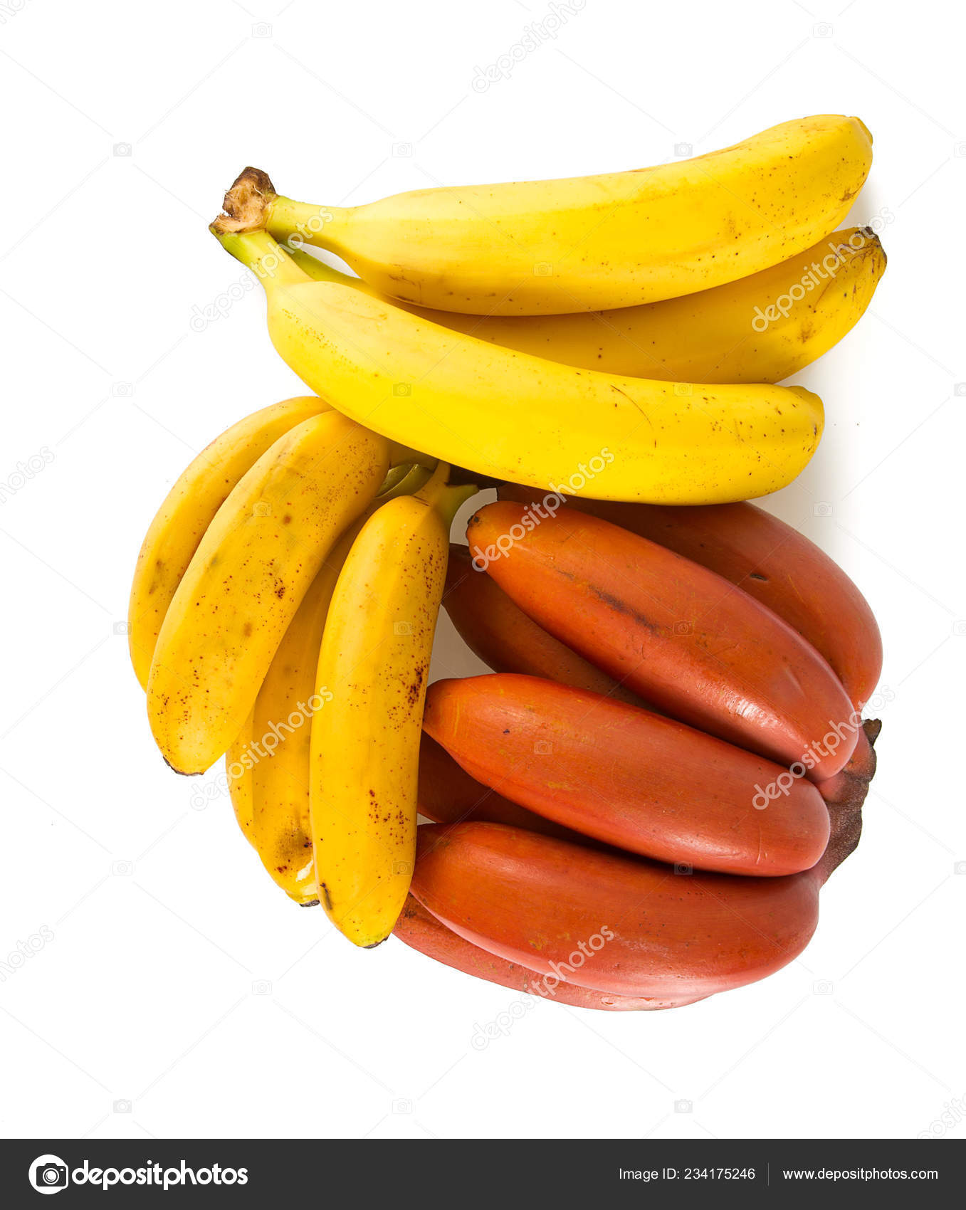 Assorted Bananas Wall Background Close Stock Photo by ©dianazh 234175246