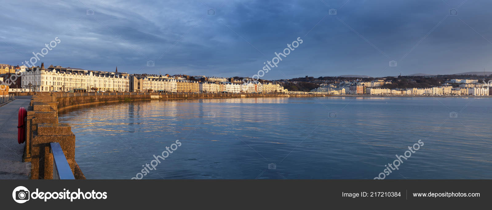 Panorama Douglas Sunrise Douglas Isle Man Stock Photo by ©benkrut 217210384