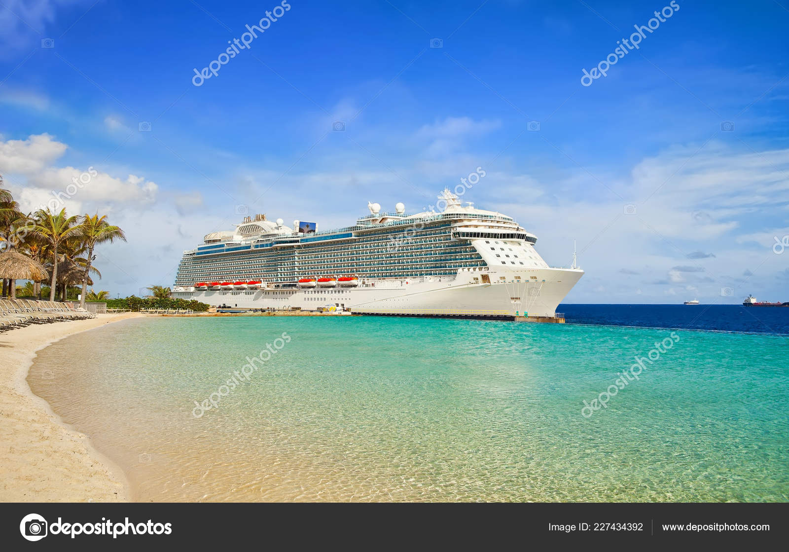 Tropical Cruise Ship View