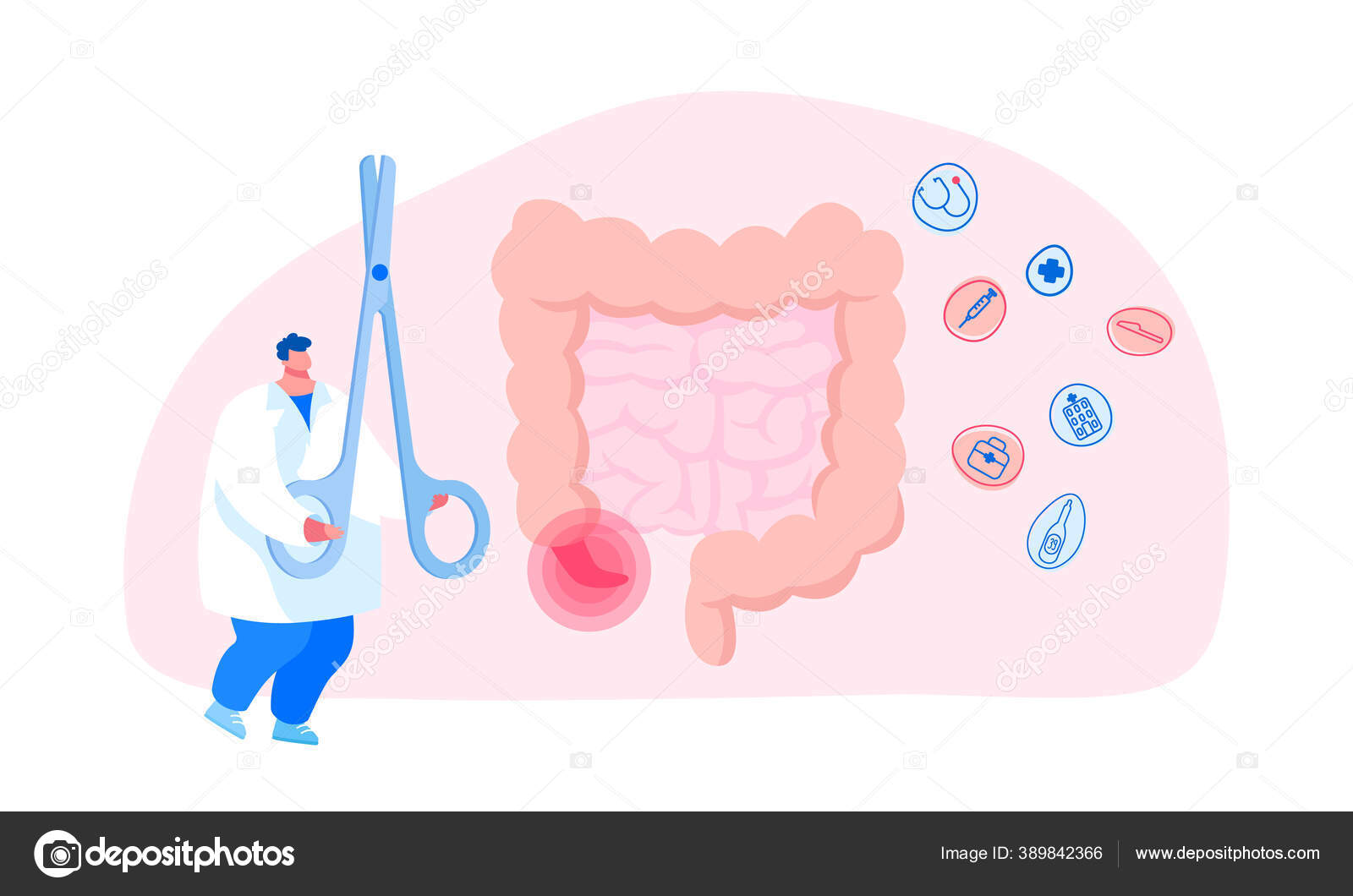 Carácter médico Ocupación profesional, tratamiento del apéndice y ayuda ...