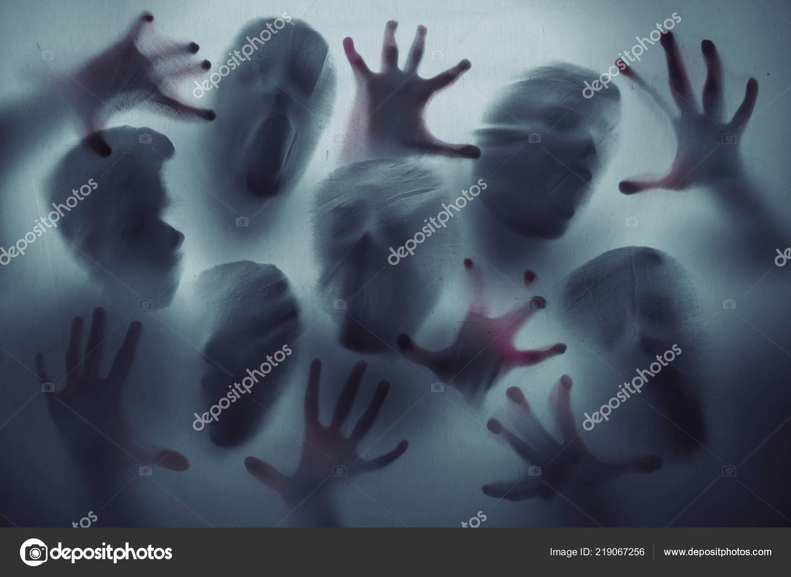 Pictures: ghost faces in | Screaming Ghost Faces Trapped — Stock Photo ...