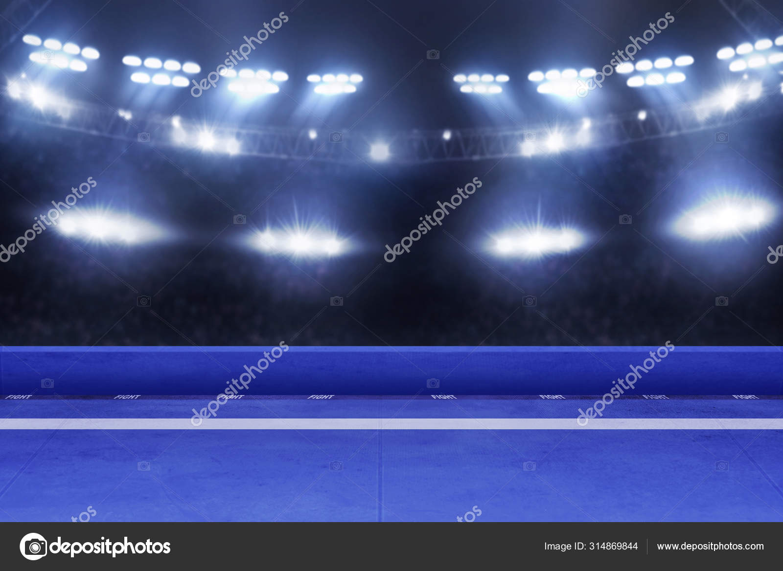 Karate Tournament Arena Sport Concept — Stock Photo © fotokitas #314869844