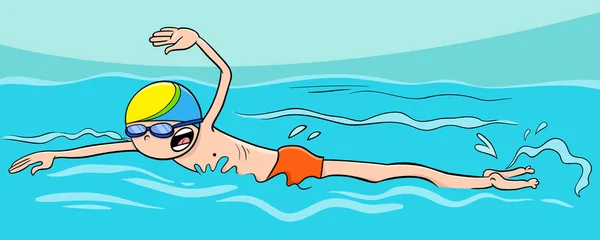 Swimming Freestyle Clipart