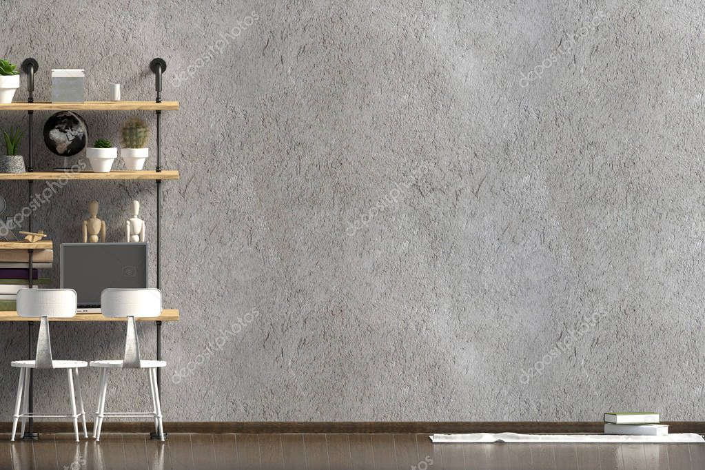 Interior de contraste moderno en el estilo escandinavo, un lugar para ...