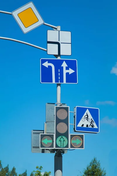 Signs on the roads, traffic rules for drivers - Stock Image - Everypixel