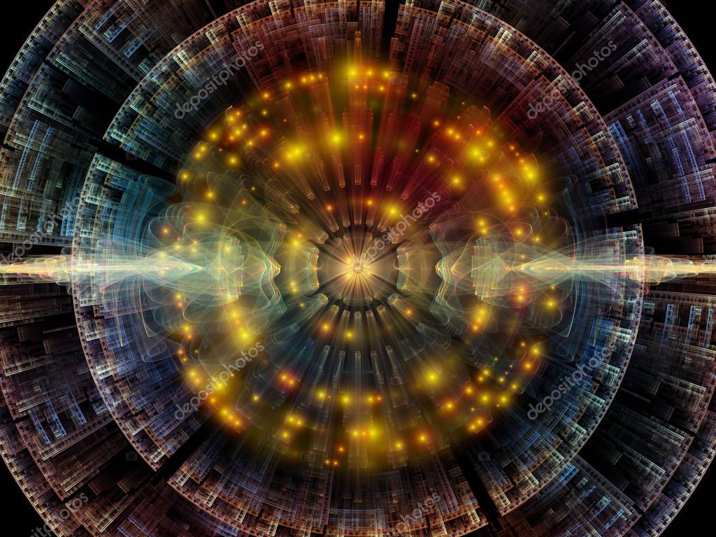 Serie Wave Function. Abstracción artística compuesta por vibraciones ...