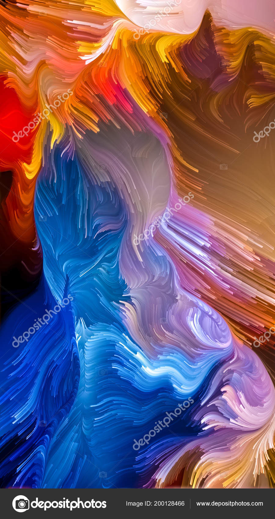 Color Motion Series Composition Liquid Paint Pattern Projects Design ...