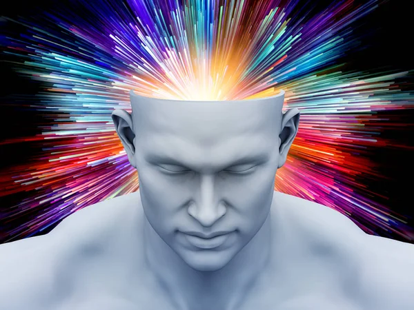 Brain Fog Illustration Human Head Color Motion Trails Subjects Art ...