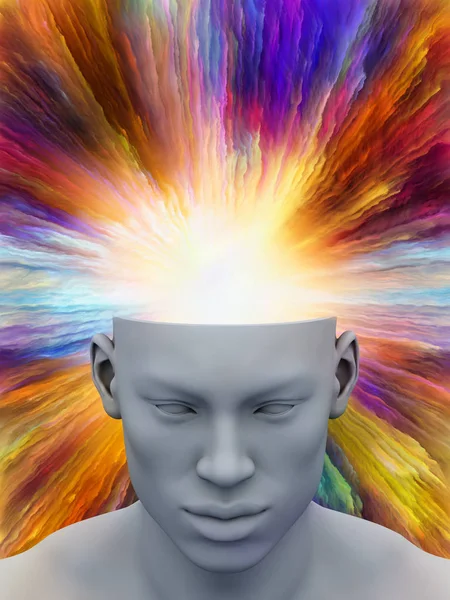 Brain Fog Illustration Human Head Color Motion Trails Subjects Art ...