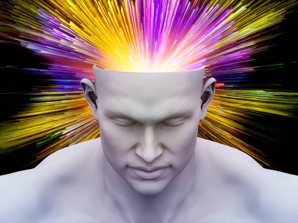 Brain Fog Illustration Human Head Color Motion Trails Subjects Art ...