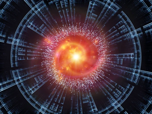 Information Burst series. Composition of explosion of arrows and ...
