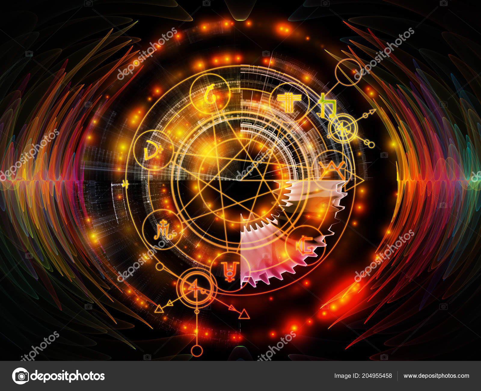 Astral Glow Series Background Design Sacred Geometry Lines Astrology ...