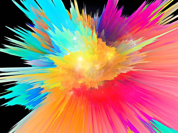 Explosion of saturated virtual paint texture for dynamic backgrounds ...